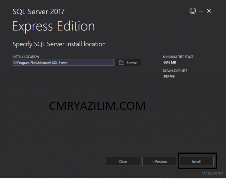 SQL Server 2017 Express Kurulumu (Resimli anlatım) | Logo Muhasebe Programı, Go3, Start, Tiger ...